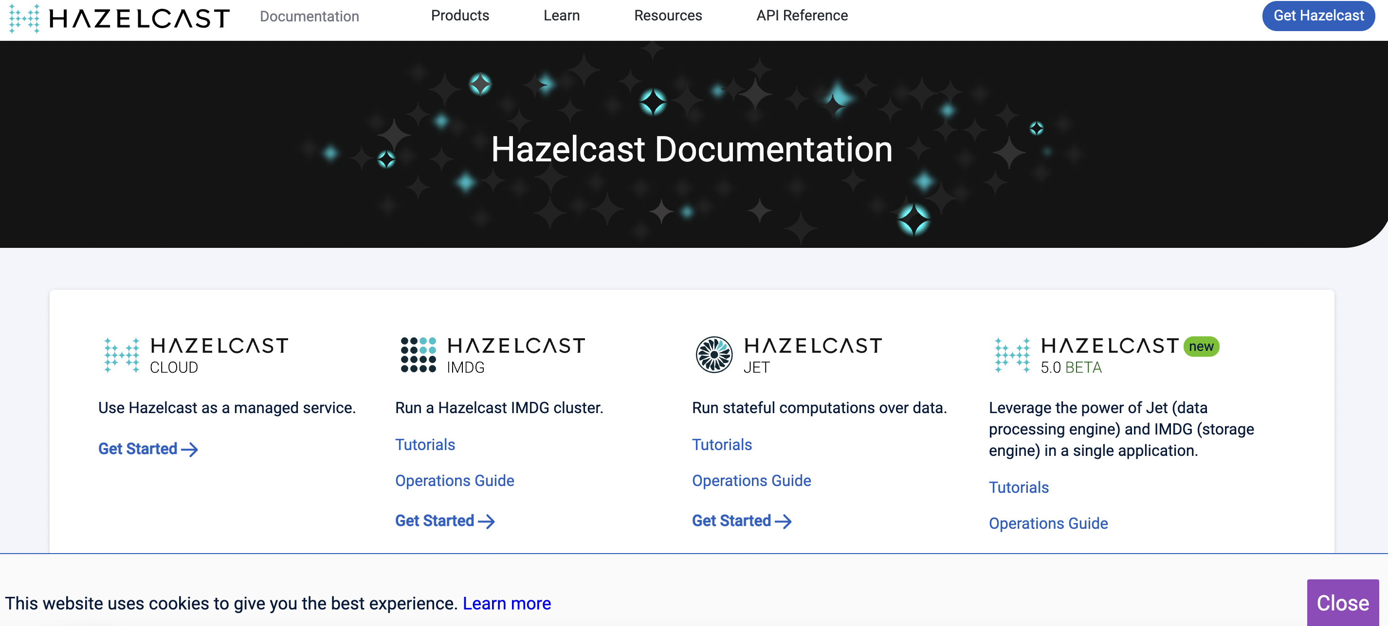 Hazelcast Documentation Portal | DevPortal Awards